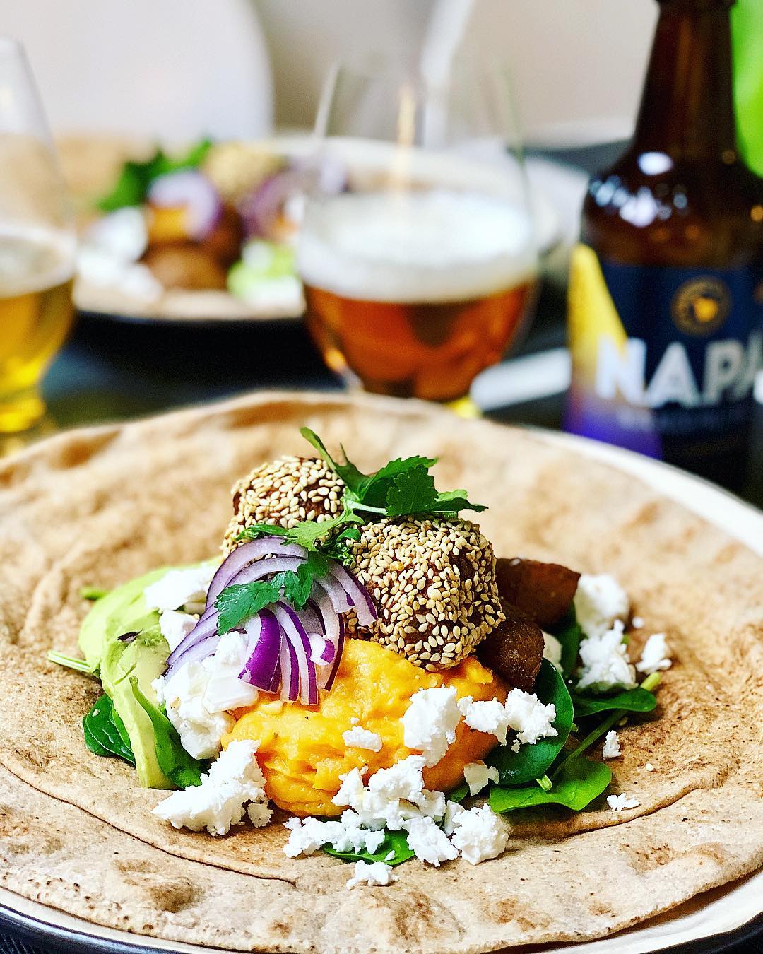 FALAFELWRAP - Släng dig i vego