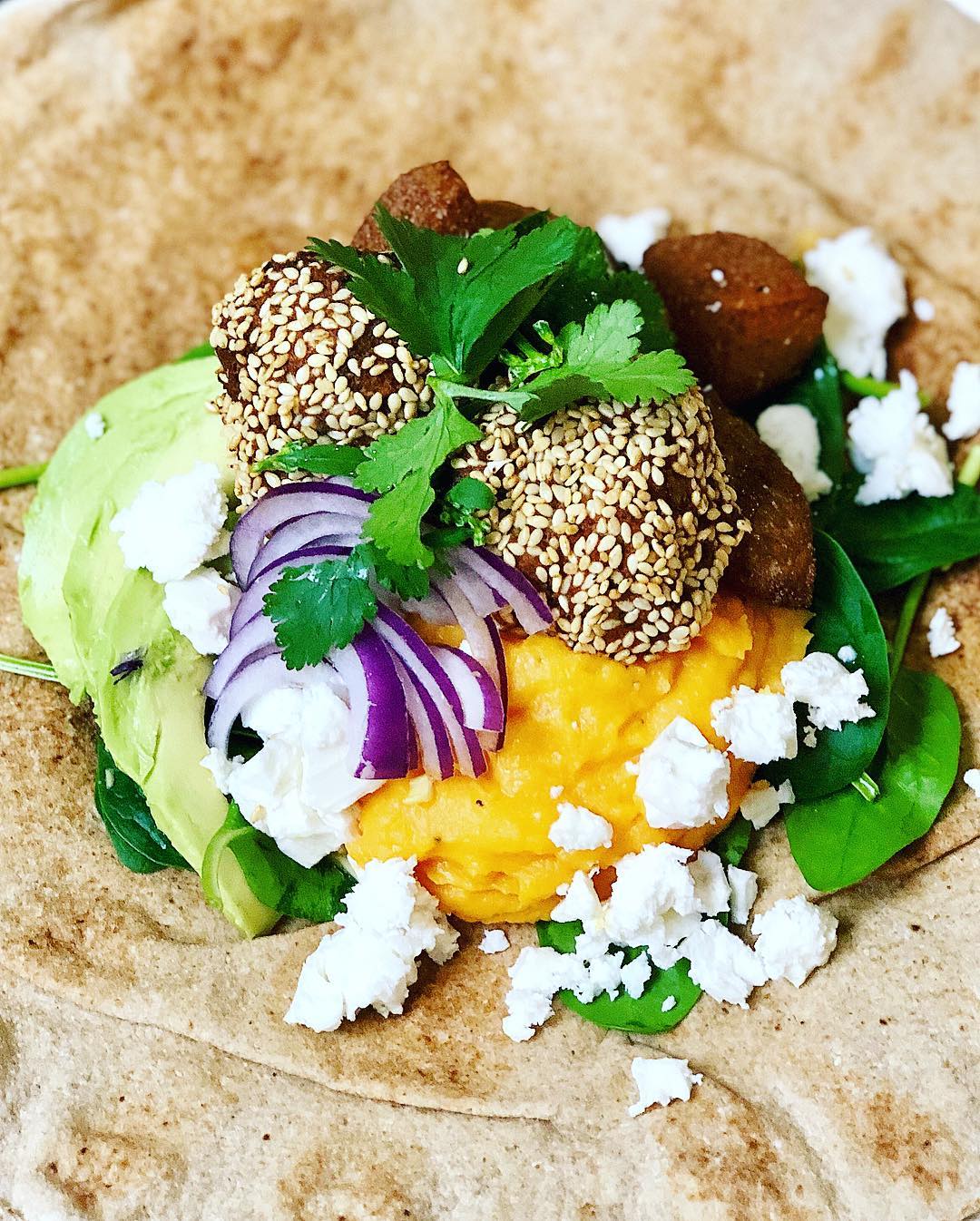 FALAFELWRAP - Släng dig i vego